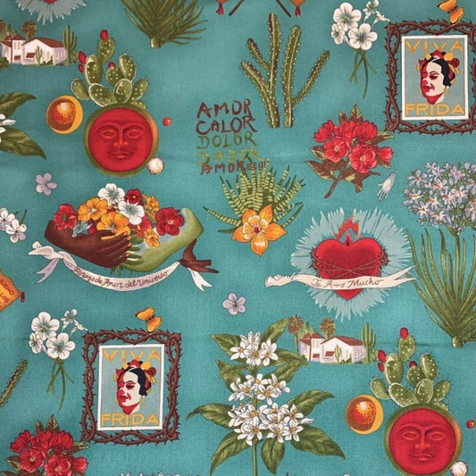 Frida Kahlo by Alexander Henry Fabric - The Sourpuss Emporium